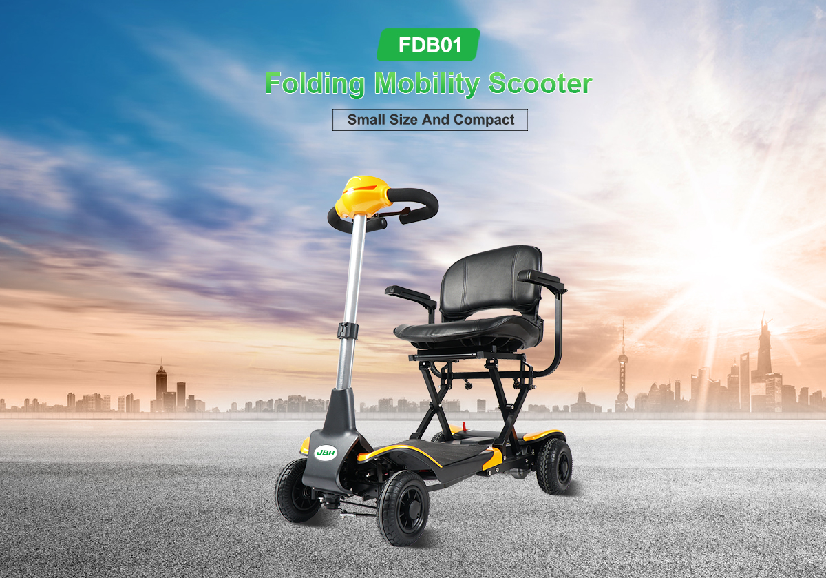 JBH Red Foldable Mobility Scooter FDB01 - JBH